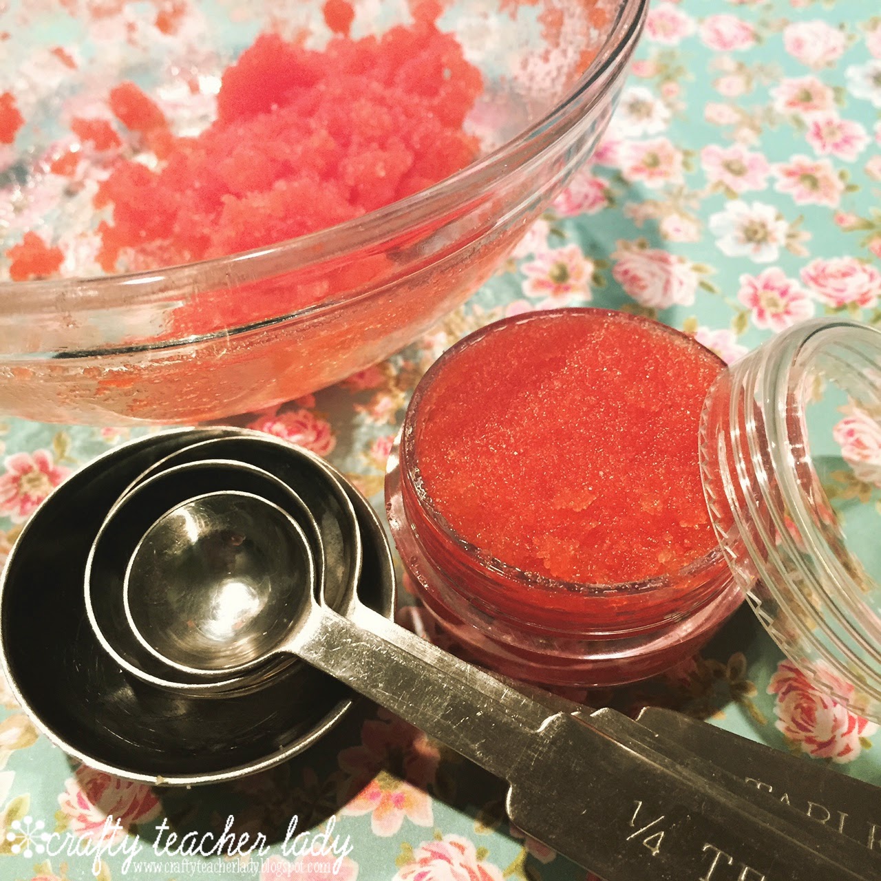 Homemade Sugar Lip Scrub - Welcome